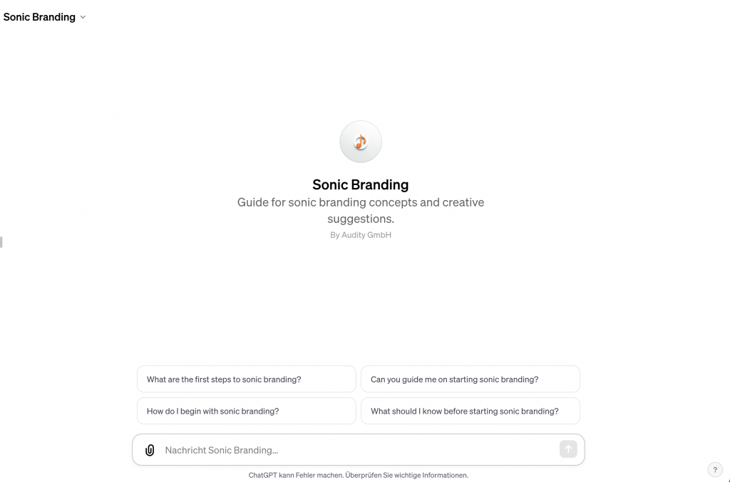 How ChatGPT will influence the creation of sonic branding